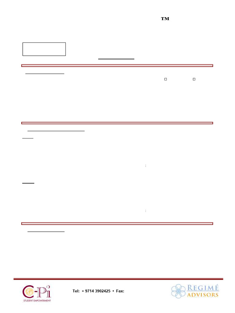 Annual Boarding Scholae-English Application Form 2024-2025 | PDF ...