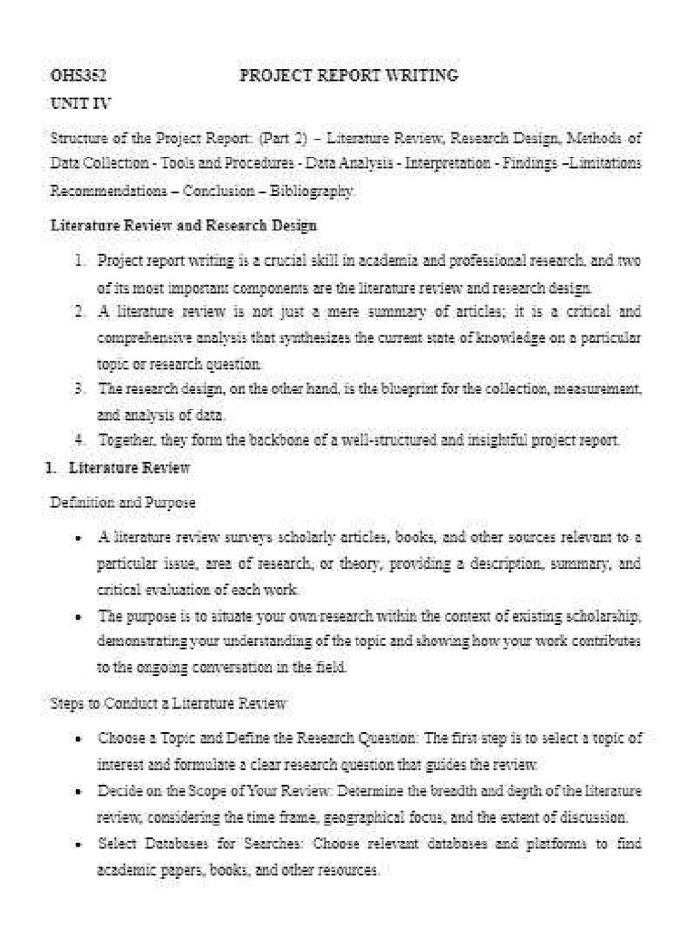 OHS352 PRW Unit4 | PDF