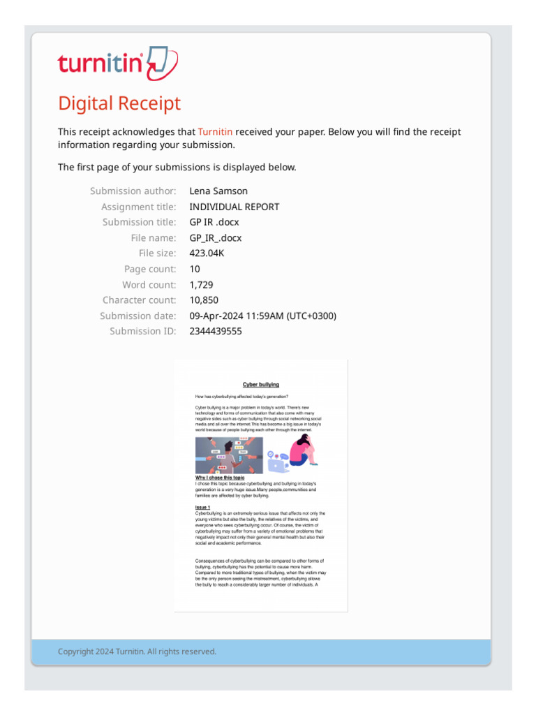 Receipt - GP IR | PDF
