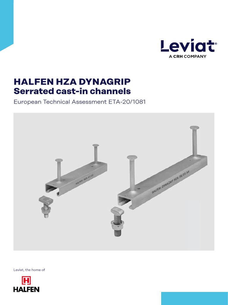 Eta Halfen Hza 07 22 en | PDF | Technology & Engineering