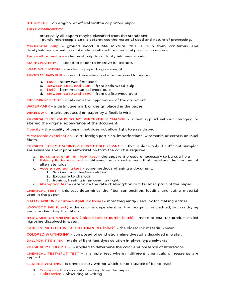 Reviewer Ba To Sa Forensic | PDF | Glasses | Rock (Geology)