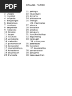 Munting Pagsinta Script | PDF