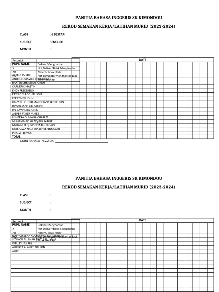 Fail Semakan Buku | PDF