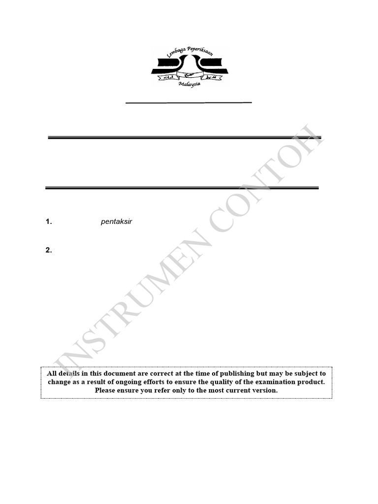 PT3 Speaking Sample Test_Examiner Booklet | PDF PT3 Speaking Sample Test_Examiner Booklet | PDF