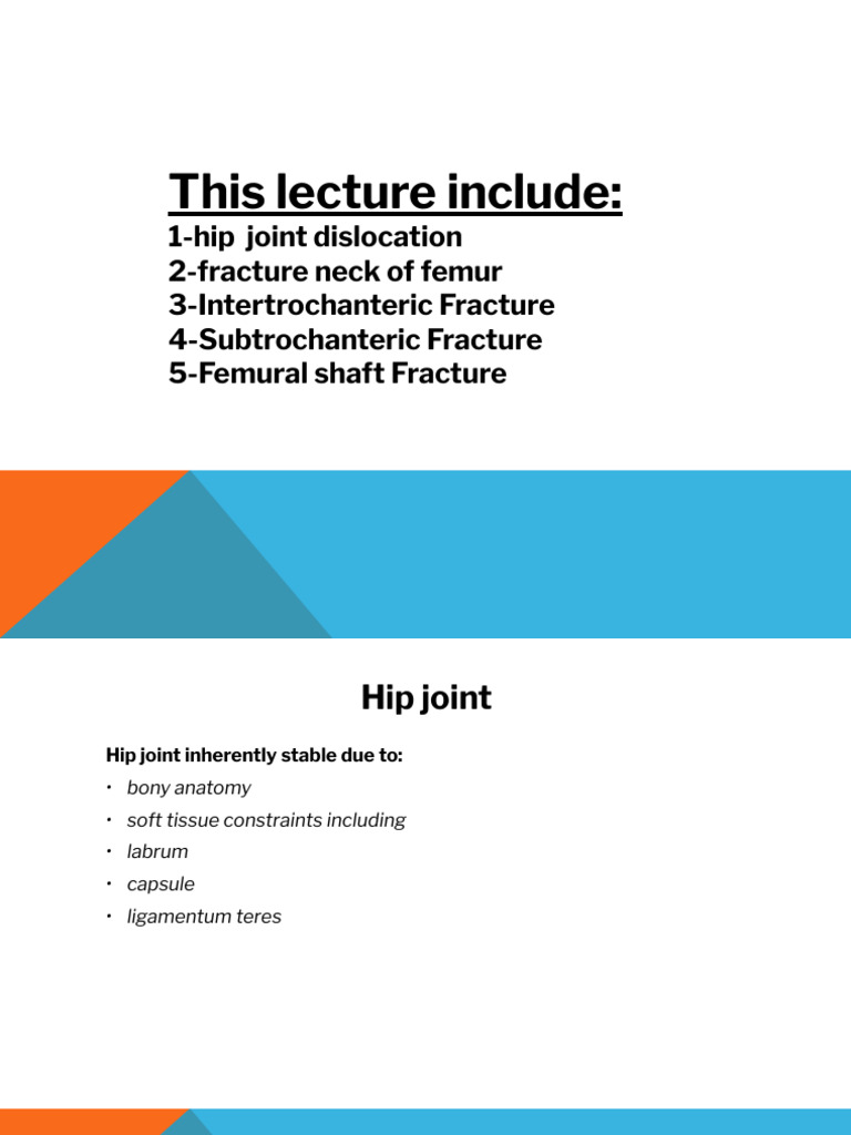 Femoral Shift # | PDF | Hip | Anatomical Terms Of Motion