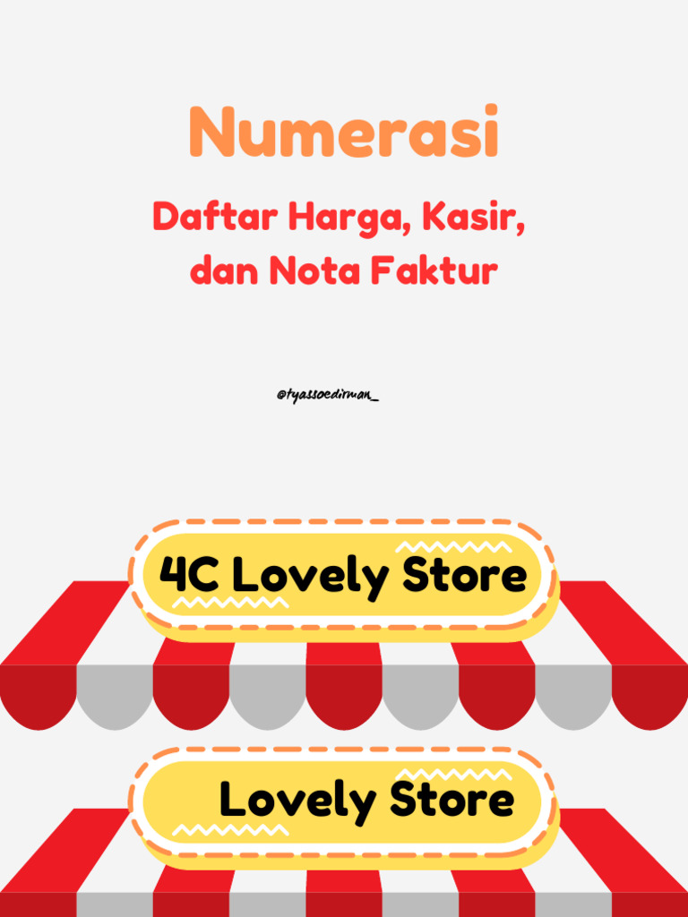 Toko, Kasir, Nota - Tyas | PDF