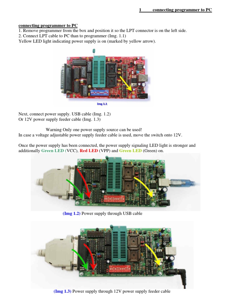 Manual Eprom Eng | PDF | Pic Microcontroller | Flash Memory