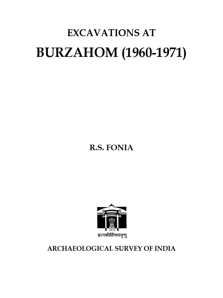 BURZAHOM (1960-1971) : Excavations at | PDF | Earth Sciences
