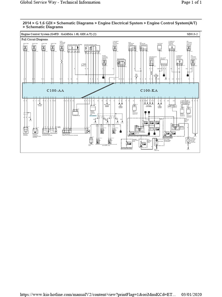 Kia Carens 1.6 GDI Belt Routing Diagram | PDF | Vehicles | Mechanical ...