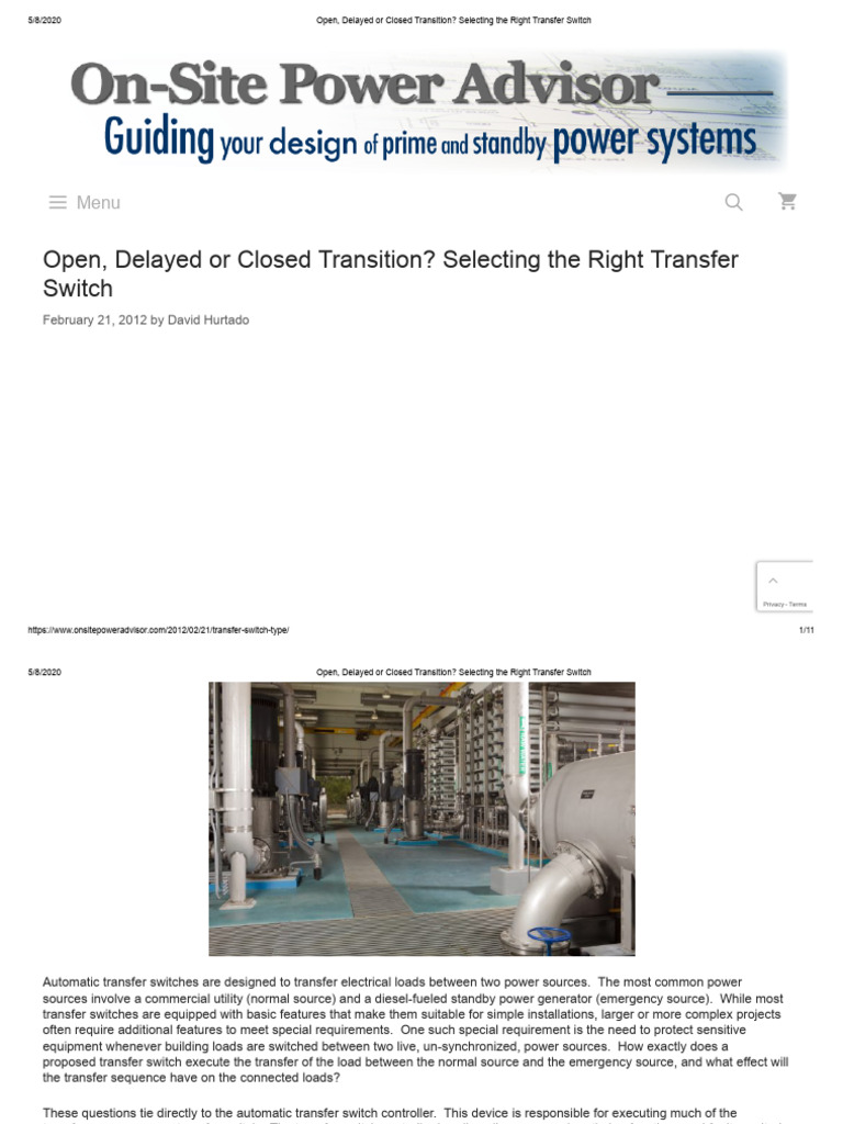 Open, Delayed or Closed Transition_ Selecting the Right Transfer Switch ...