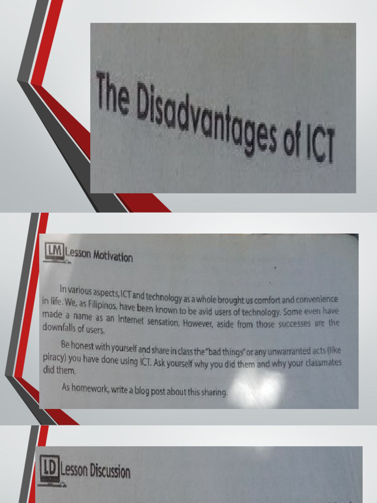 Ict Disadvantage | PDF