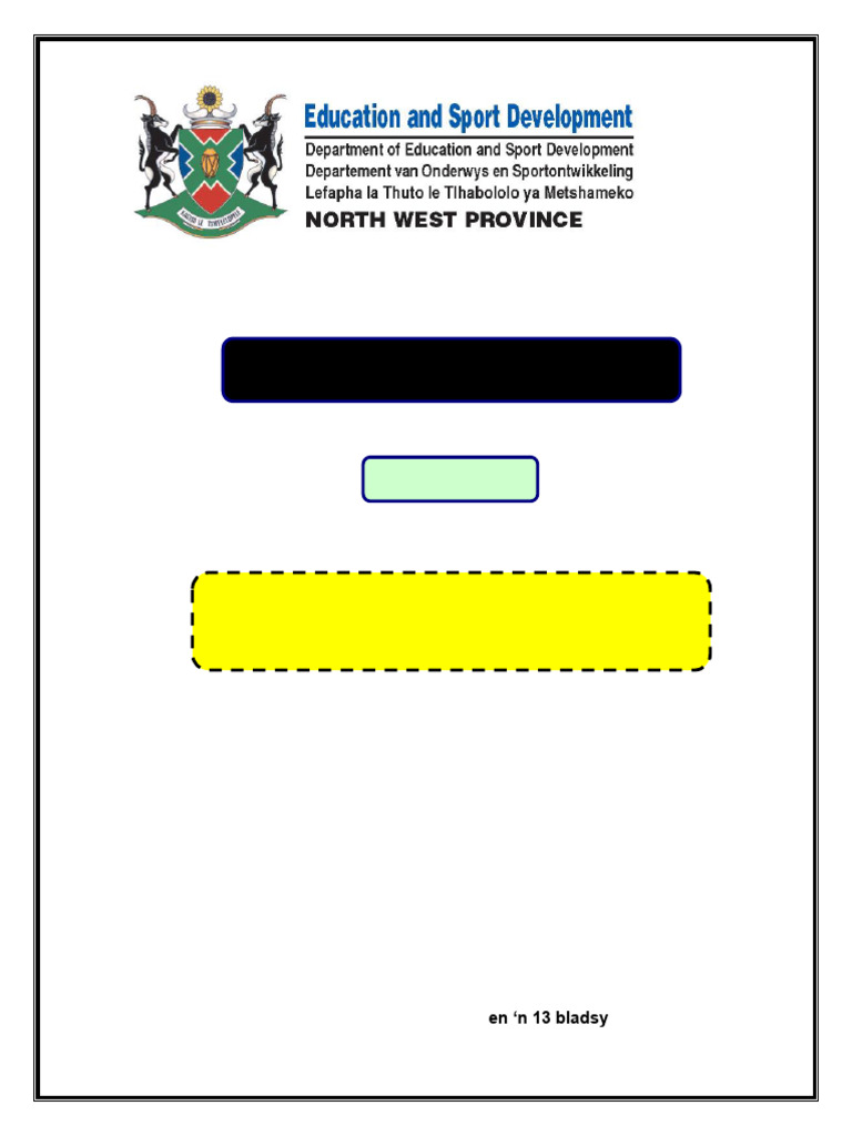 NW NSC GR 10 Geography P1 Afr Nov 2019 | PDF