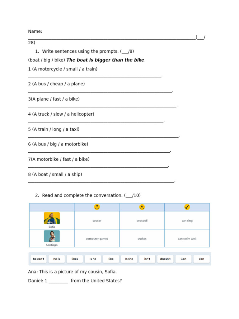 Sentence and Conversation Exercises | PDF | Business | Computers