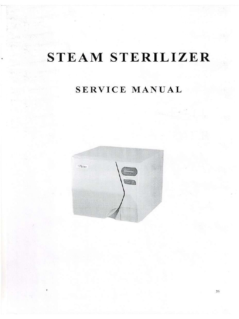 Steam Sterilizer Service Manual | PDF