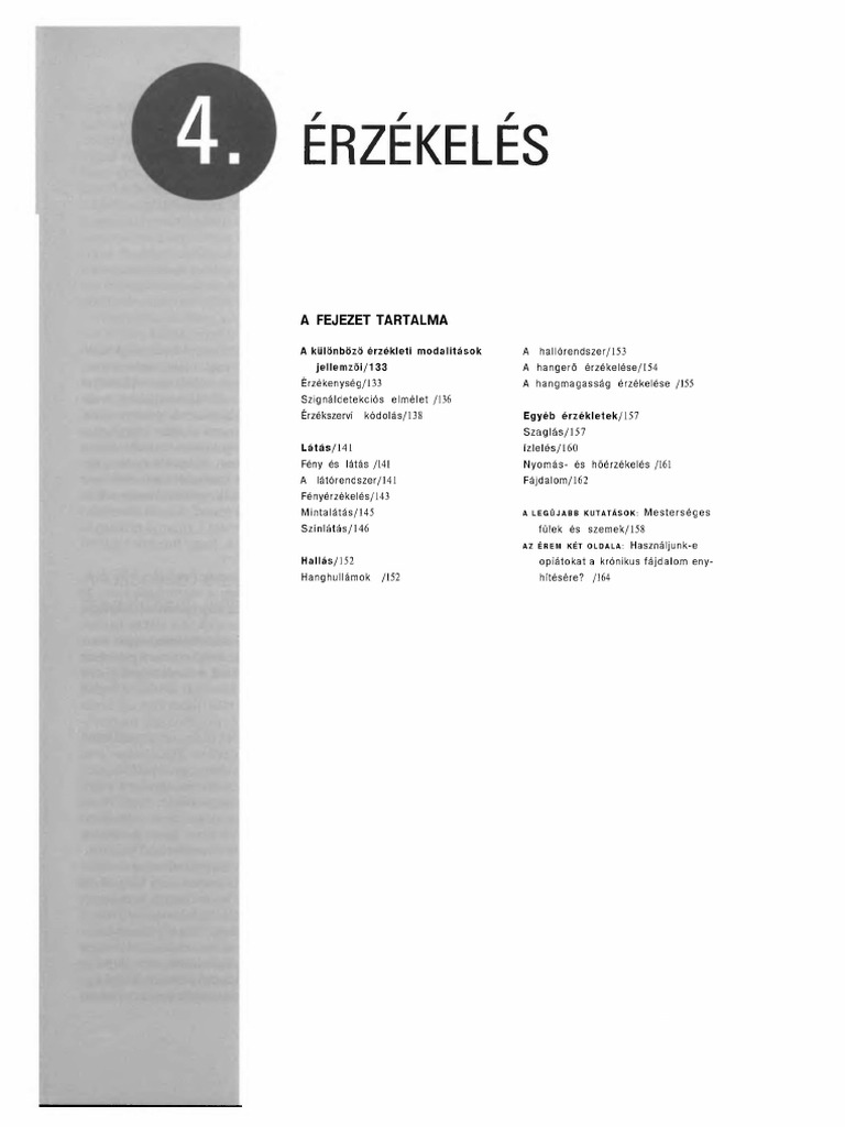 Atkinson Pszichológia 4. Fejezet | PDF