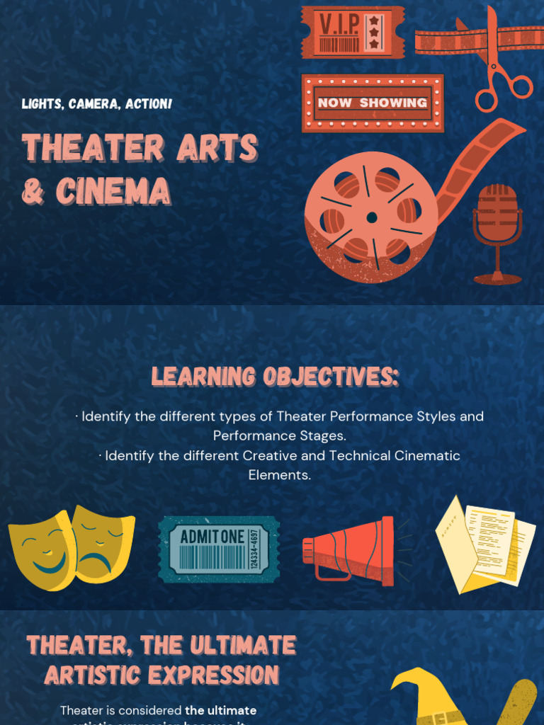 Pillars of Theater Arts & Cinema | PDF | The Arts | Performing Arts