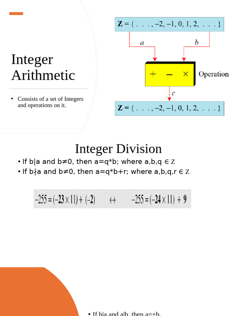 Integer and Modular Arithmetic Guide | PDF | Number Theory | Mathematics