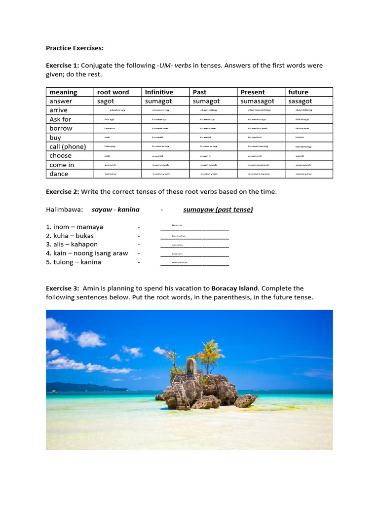 Aif1007 Nurul Izzani 23005561 Um Verbs | PDF