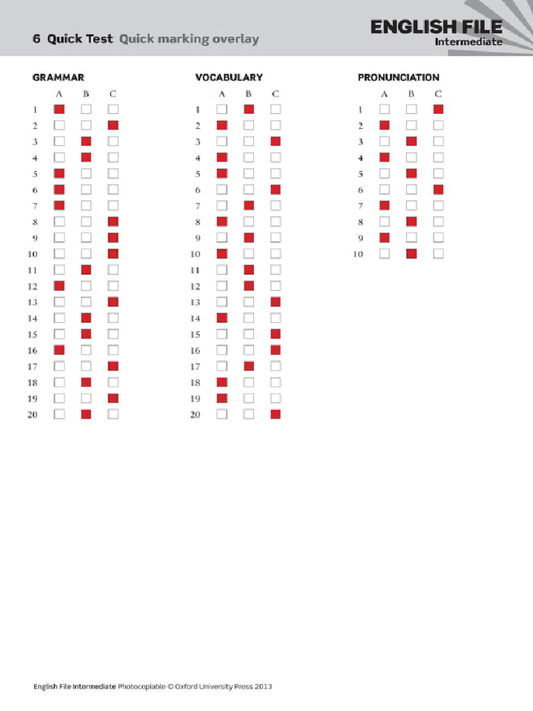 Unit 6 Key | PDF