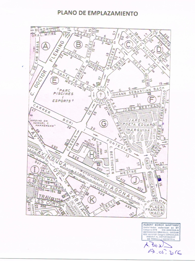 Plano de Emplazamiento. | PDF