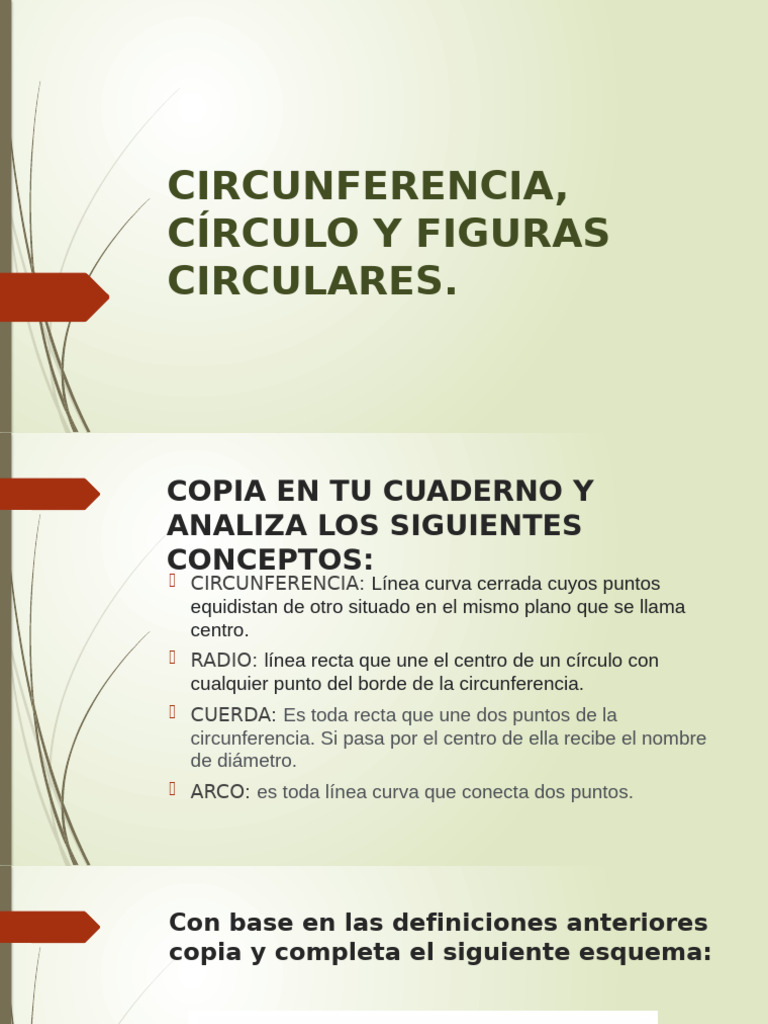 Circunferencia, Círculo y Figuras Circulares | PDF | Métodos y materiales de enseñanza | Informática