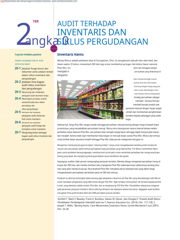 Audit Bab 20 | PDF