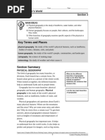 Unit 1, Chapter 1, Section 1, Guided Reading Workbook | PDF | Geography ...