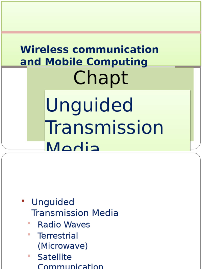 CH 2 | PDF | Transmission Medium | Modulation