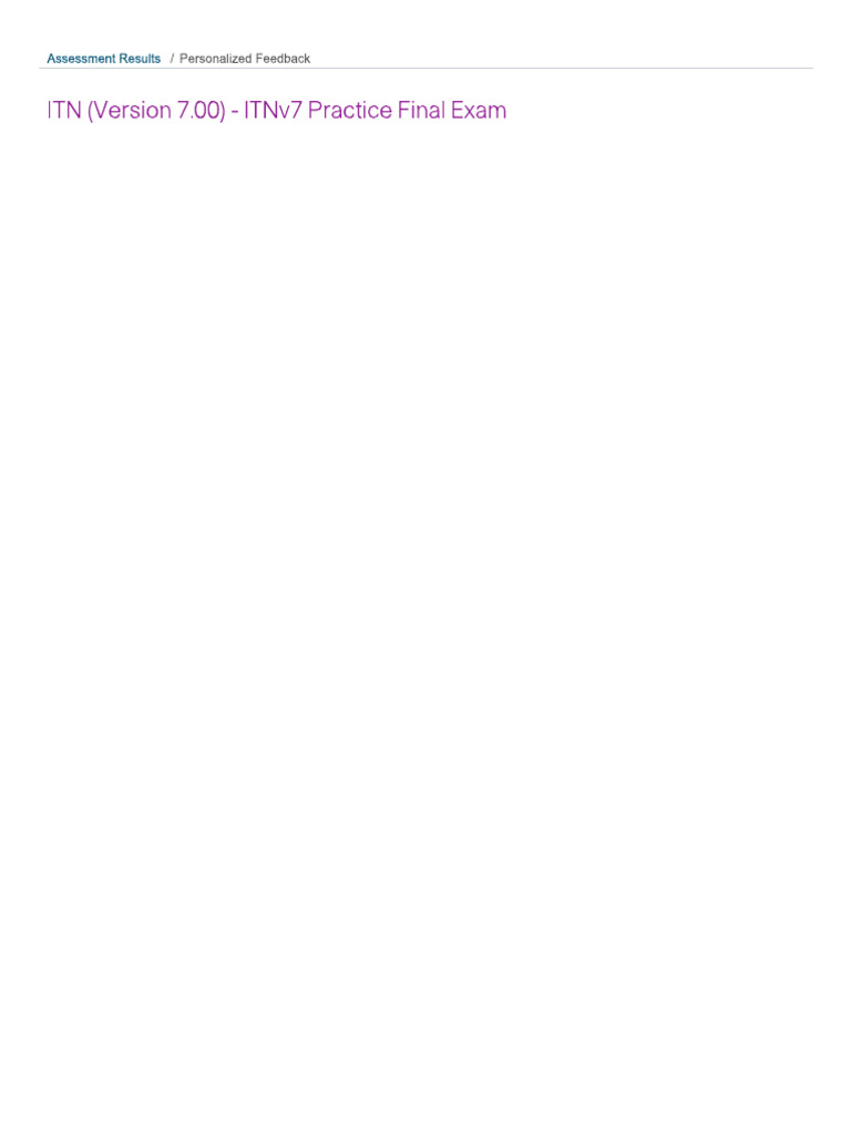 Practice Final Exam | PDF