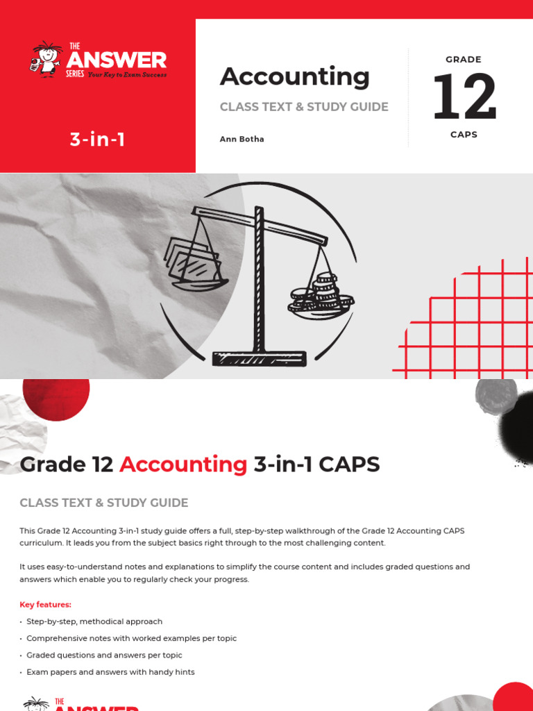 GR 12 Acc 3in1 Extract - Mar 2024 | PDF | Dividend | Depreciation