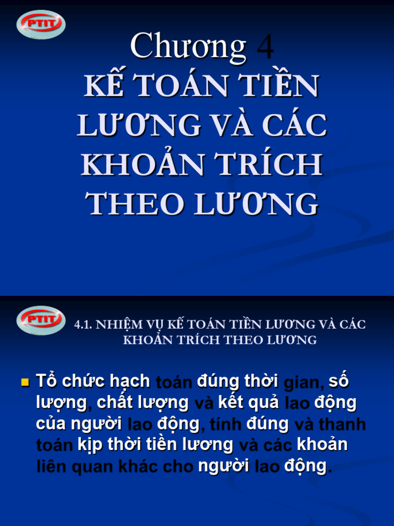 K Toán Ti N L NG Và Các KHO N Trích Theo L NG | PDF