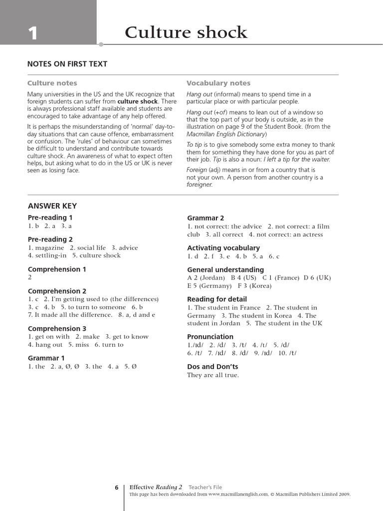Effective Reading 2 Teacher's File | PDF