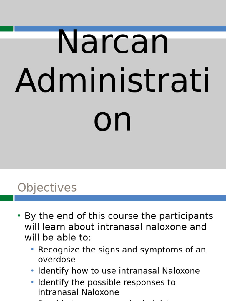 Naloxone Training | PDF