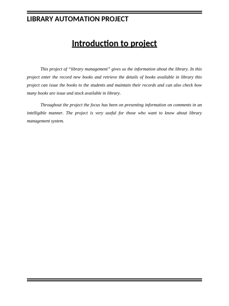 Introduction To Project | PDF | Software Testing | Relational Database