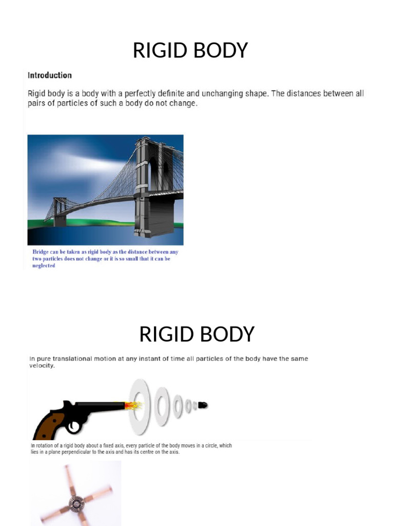 System of Particle and Rigid Body | PDF