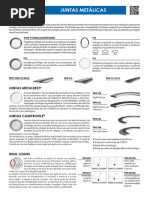 Catálogo - Juntas Metálicas Teadit | PDF | Dureza | Pressão