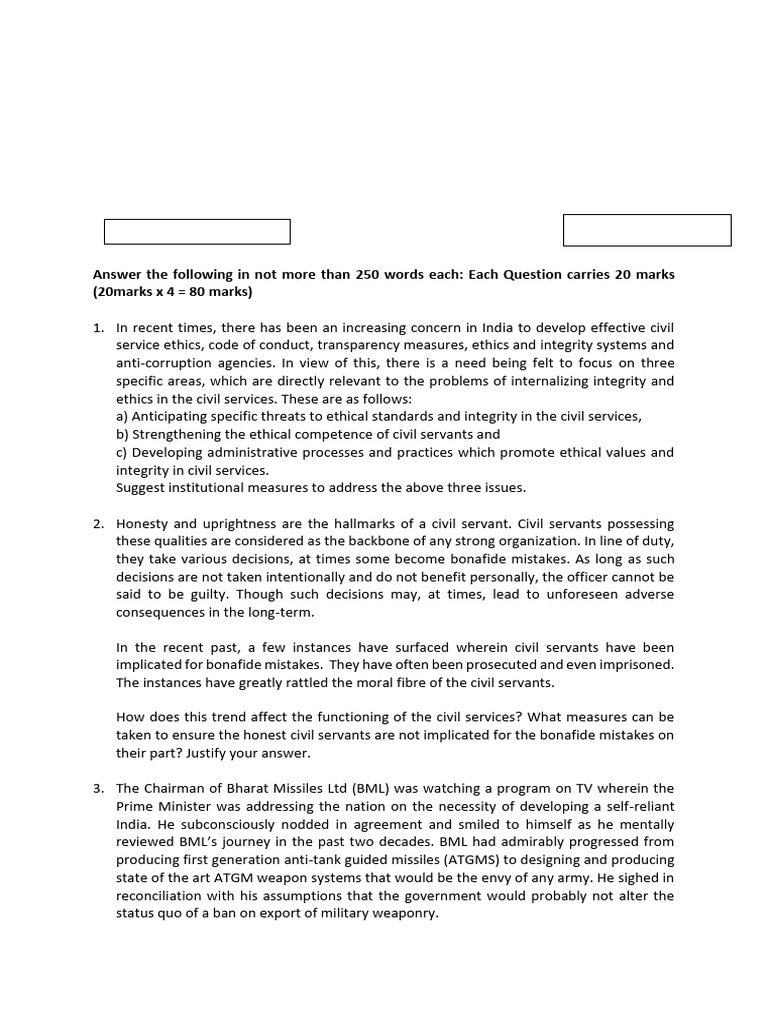 Mini Test-5 Mini Test-6 Part-2 Section-B | PDF | Integrity
