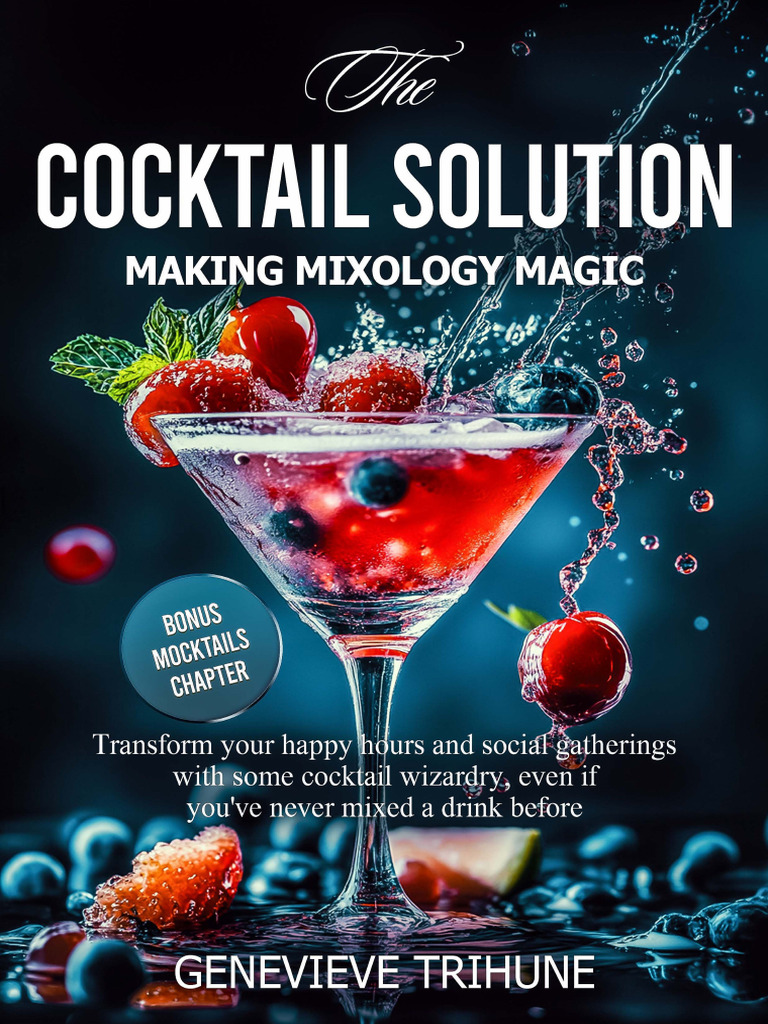 Watermark - The Cocktail Solution | PDF | Cocktails | Martini (Cocktail)