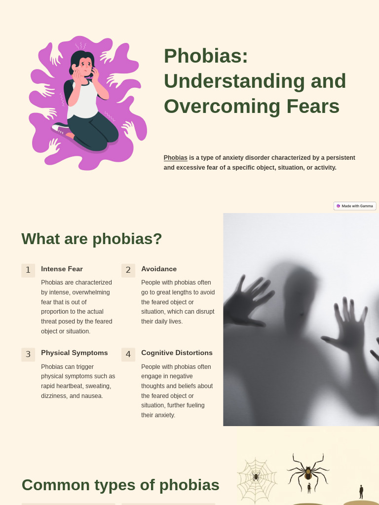Phobias Understanding and Overcoming Irrational Fears | PDF | Phobia | Fear