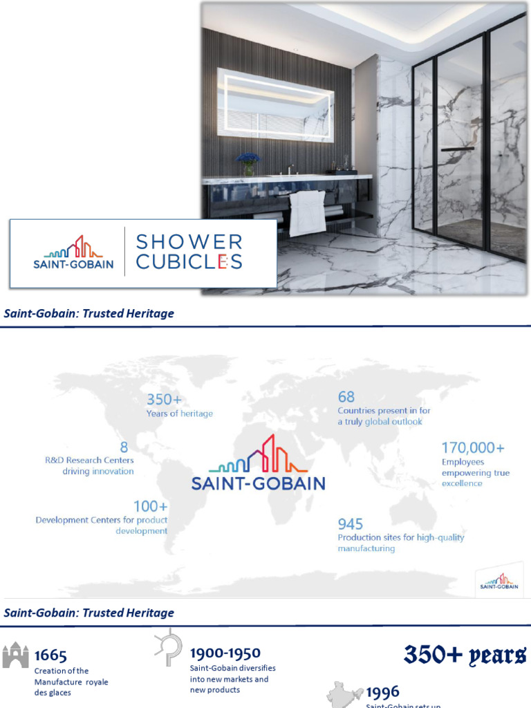 Saint-Gobain Shower Enclosures Overview | PDF