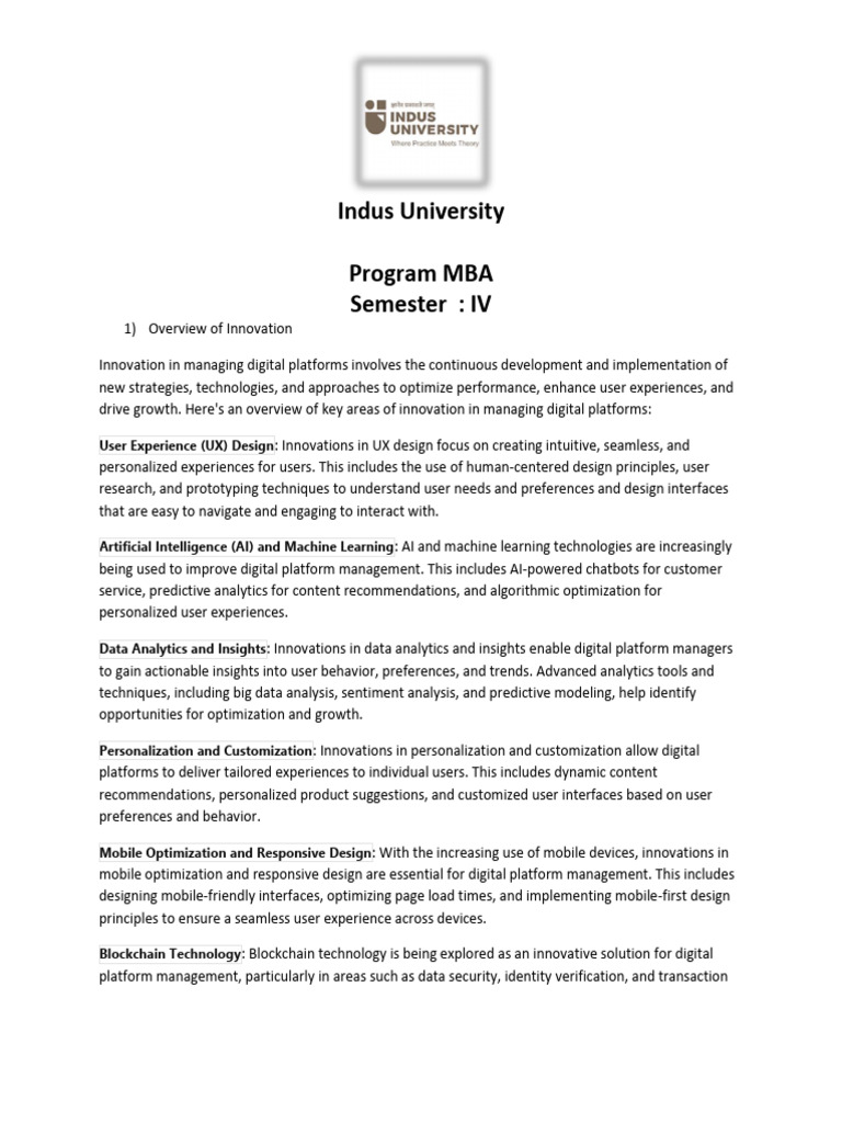 Unit 5 MDP Matirial | PDF | Agile Software Development | Innovation