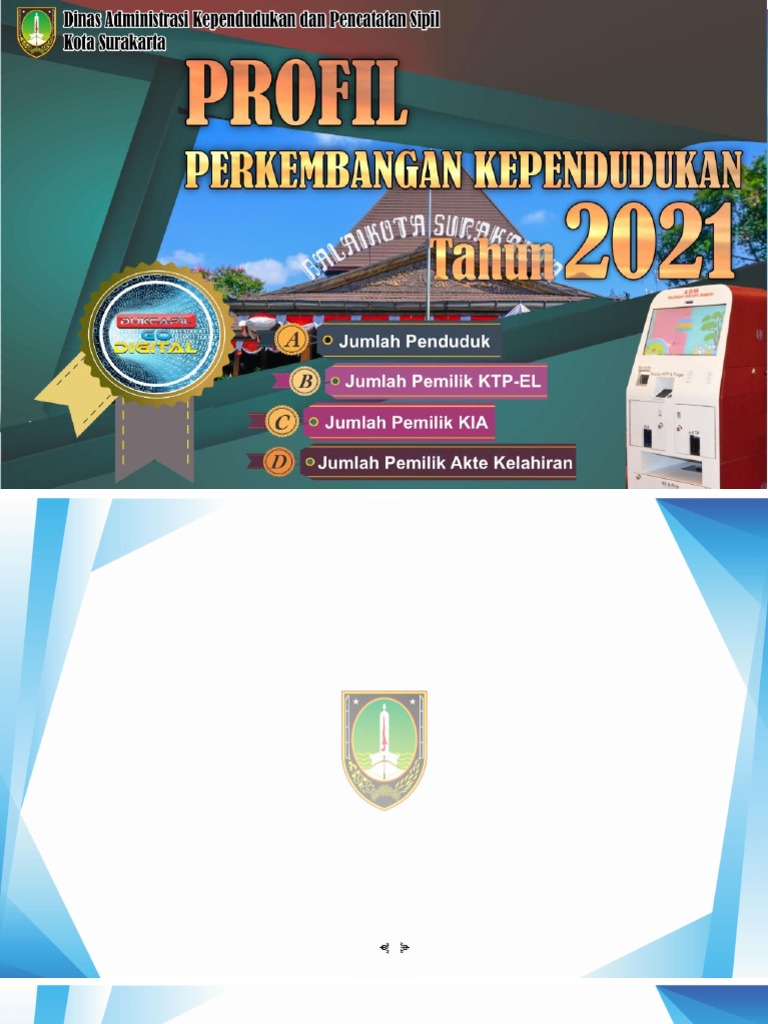 Buku Profil Kependudukan 2021 | PDF