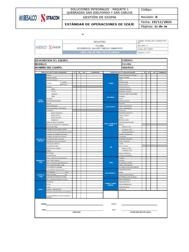 Check Lis Gruas | PDF | Informática