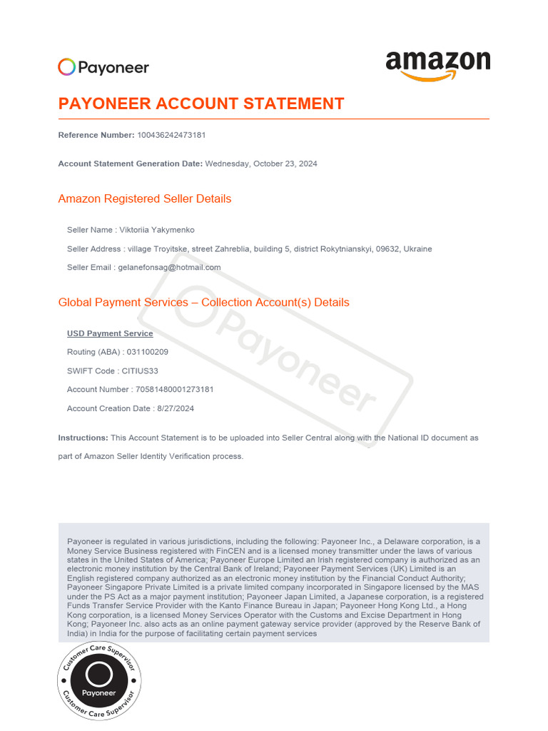 Statement | PDF | Business | Law