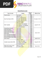 UCB Fixed Deposit Rates 2025 | PDF | Banking | Personal Finance