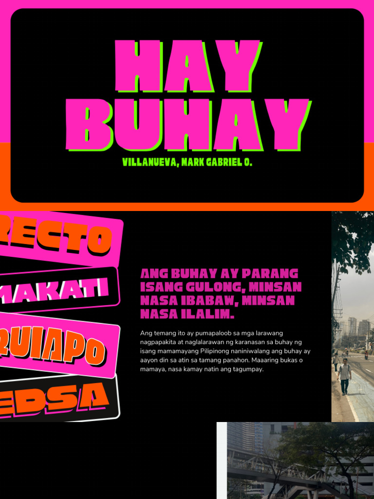 Larawangsanaysay Midterm Output | PDF