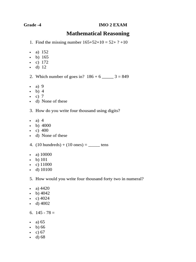 Imo 2 Grade 4 | PDF | Teaching Methods & Materials