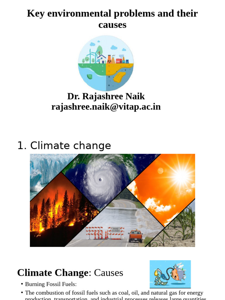 2 Key Environmental Problems Causes | PDF | Climate Change | Deforestation