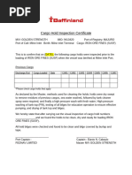 Tank Cleaning Certificate Template | PDF