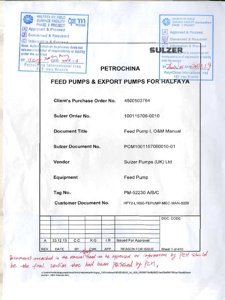 Hfy2 L1650 Feppump Mec Man 0026 | PDF